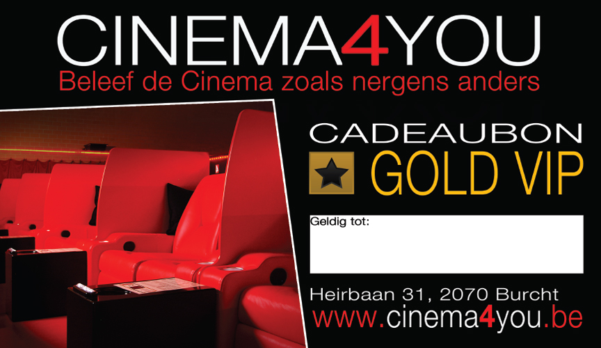 Cinema4You - Cadeaubons